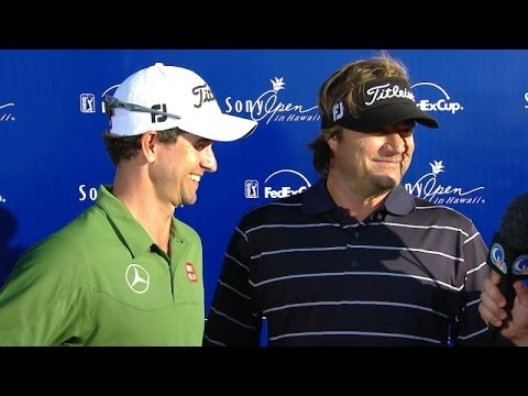 Adam Scott & Benji Weatherley interview at Sony Open
